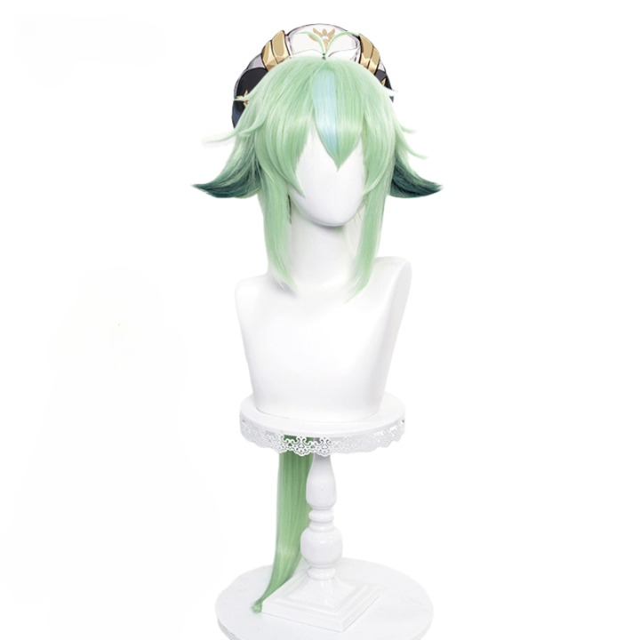 Genshin Impact Sucrose Cosplay Wig Heat Resistant Synthetic Hair Carni ...