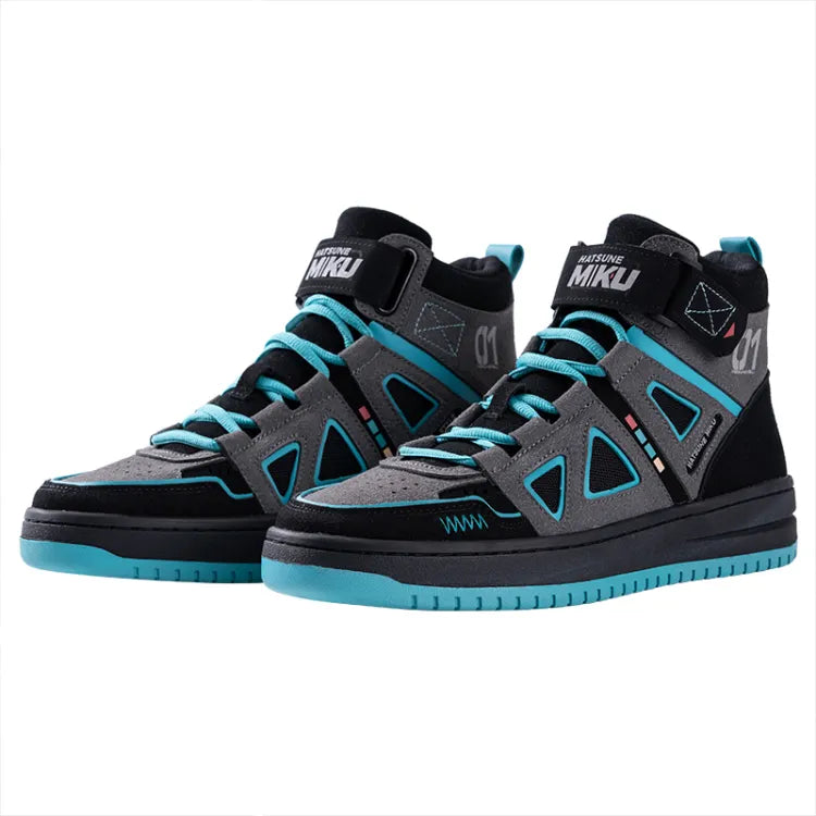 Hatsune Miku " Rider " Unisex Black Sneakers – LuxeCosplay